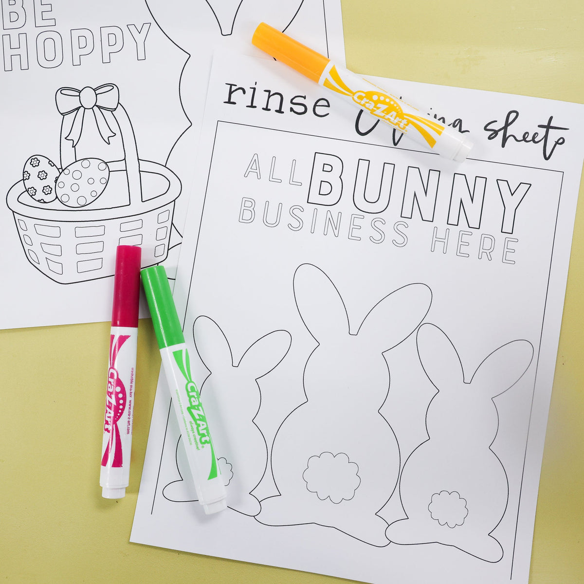 Free Easter Coloring Sheets!– Rinse Bath & Body