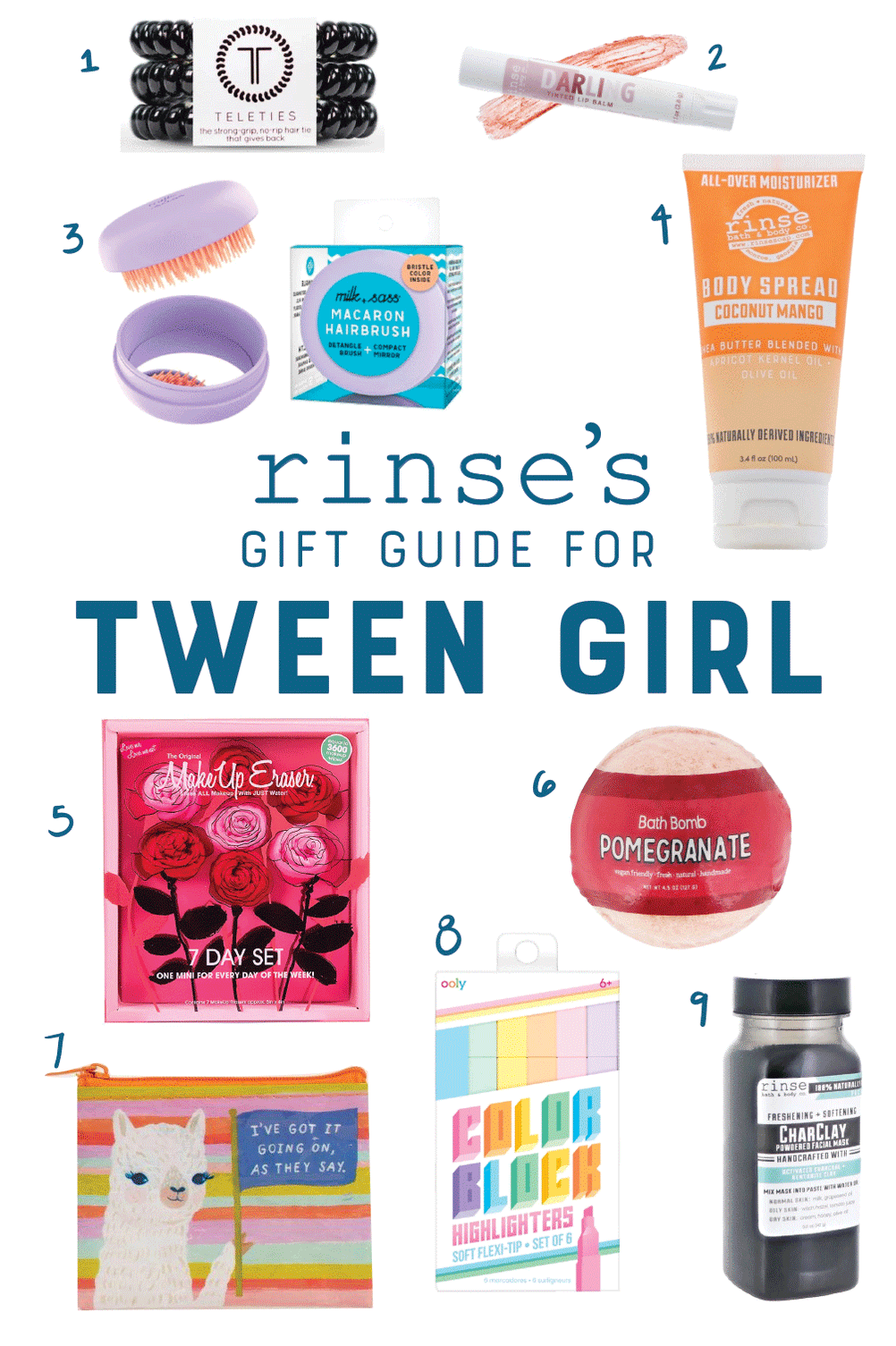 Gift Guide for the Tween Girl– Rinse Bath & Body