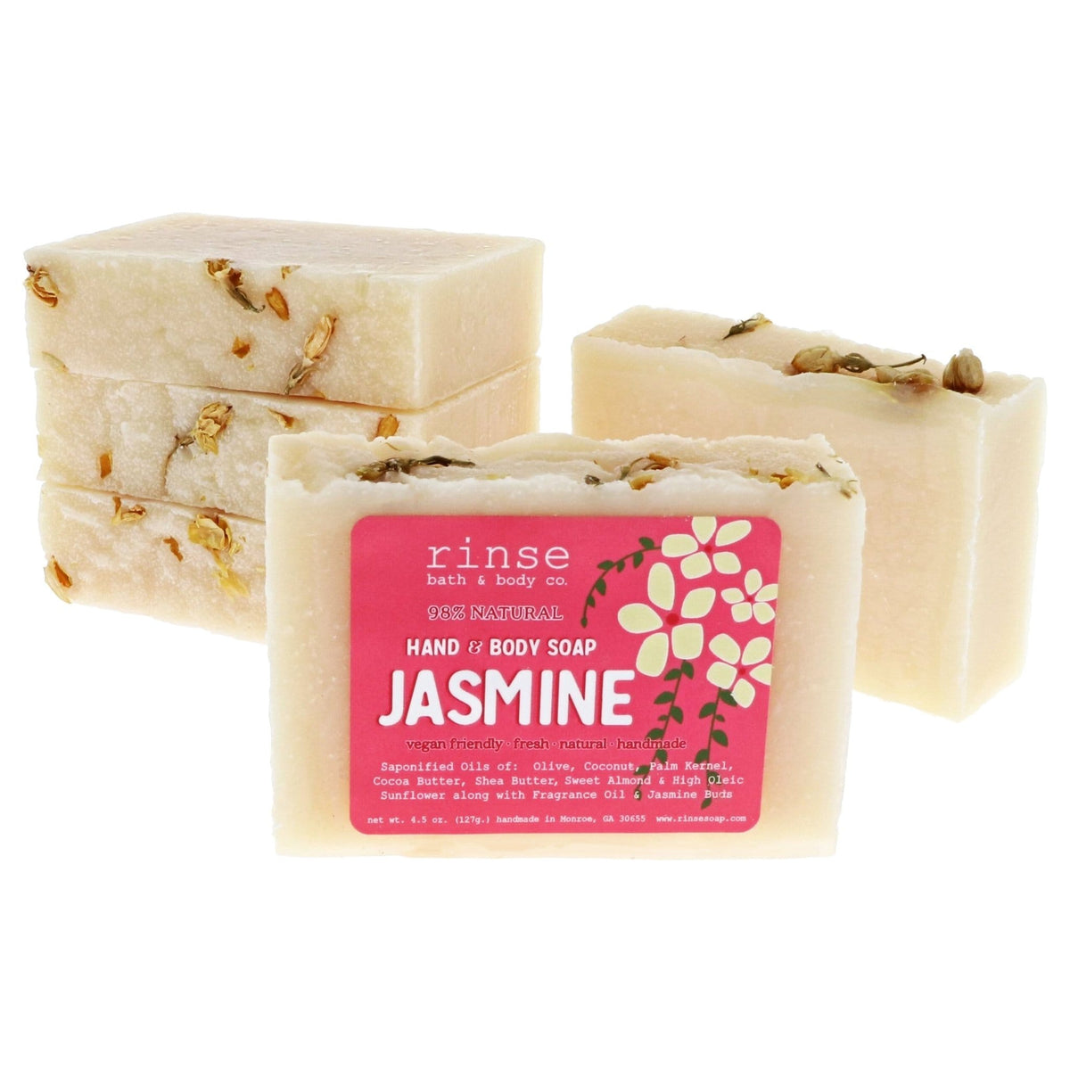 Handmade Natural Soap | Jasmine | Moisturizing | Rinse– Rinse Bath & Body