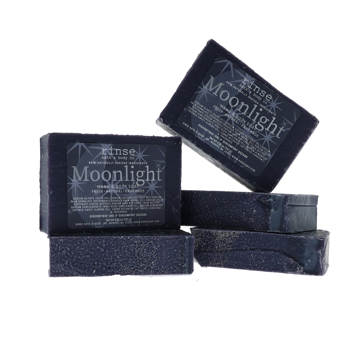 Moonlight Soap | Shea Butter Soap | 98% Natural Hand & Body Soap– Rinse ...
