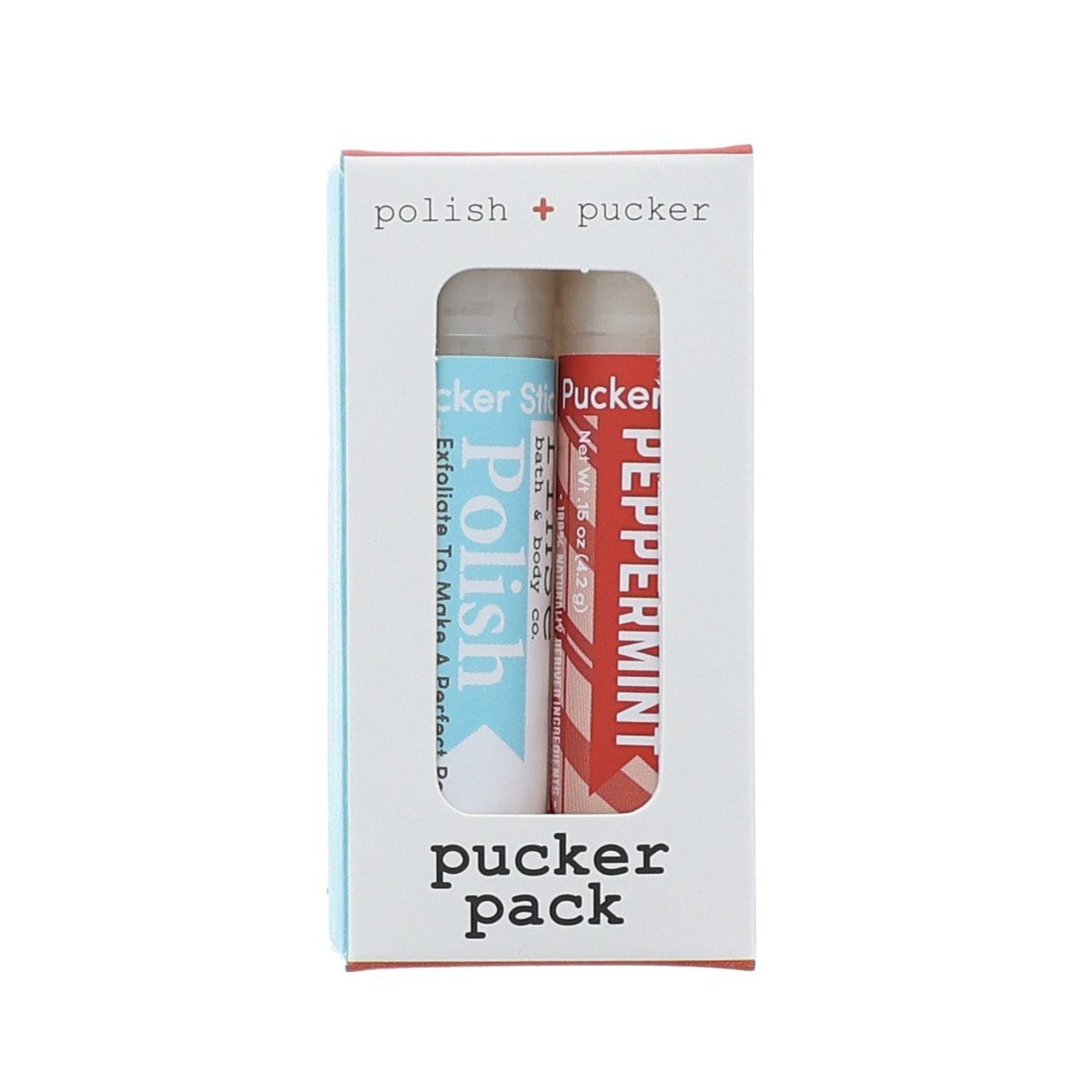 Pucker Pack | Exfoliating Lip Scrub | Moisturizing Lip Balm– Rinse Bath ...