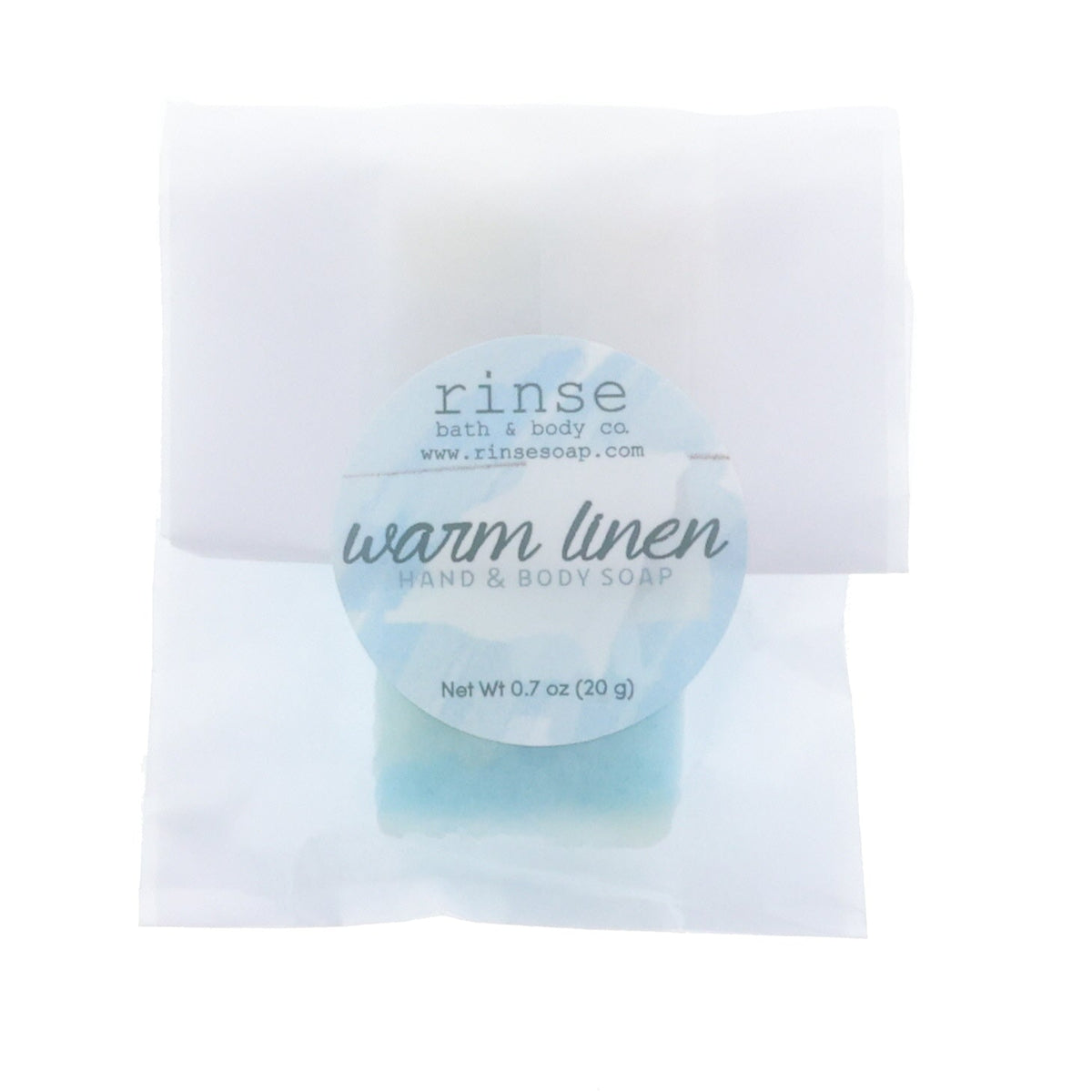 Warm Linen Soap Slice– Rinse Bath & Body