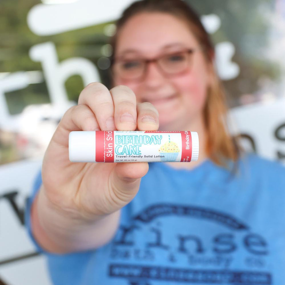 Solid Lotion on a Stick | Stick Moisturizer Roll On Lotion– Rinse Bath ...