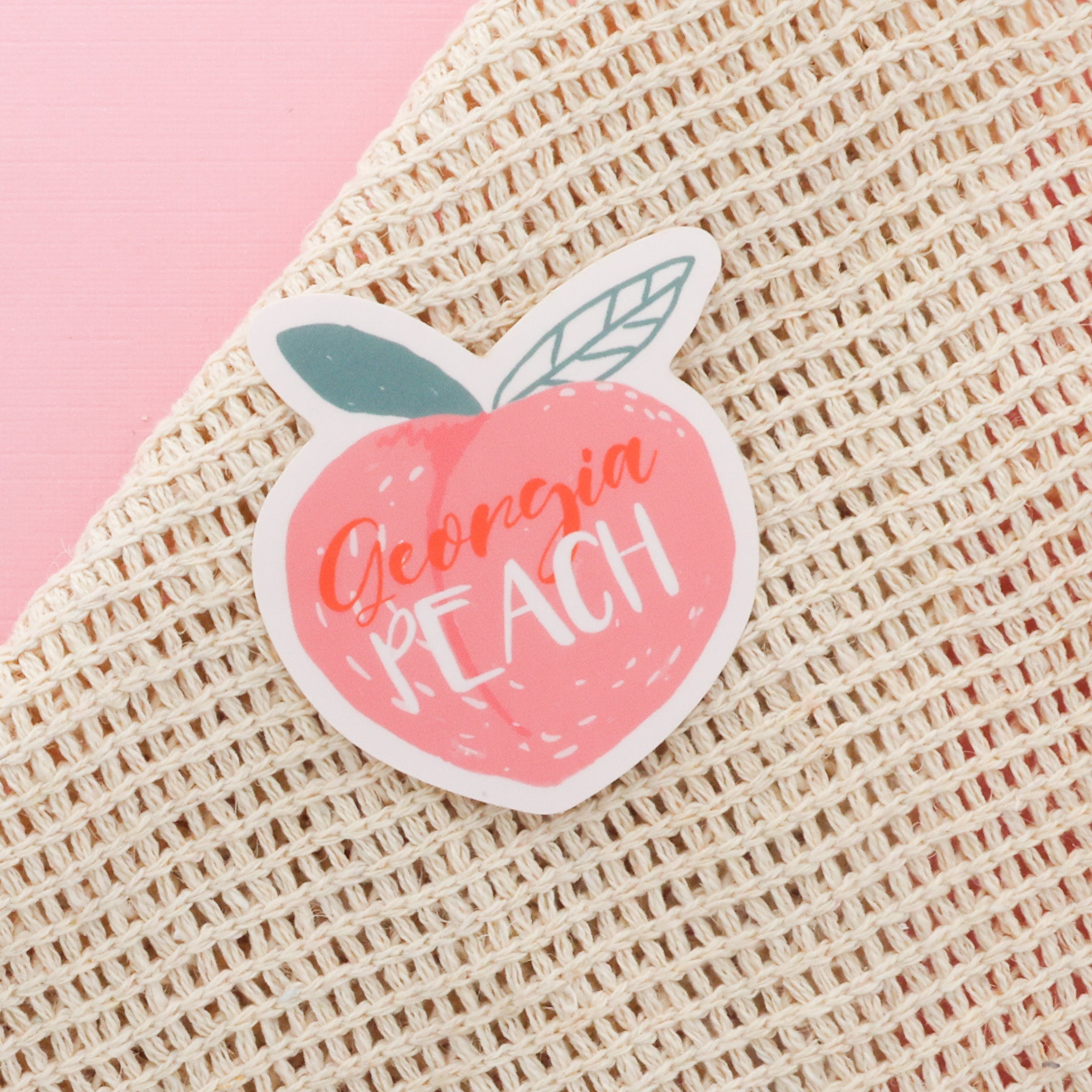 Georgia Peach Sticker– Rinse Bath & Body