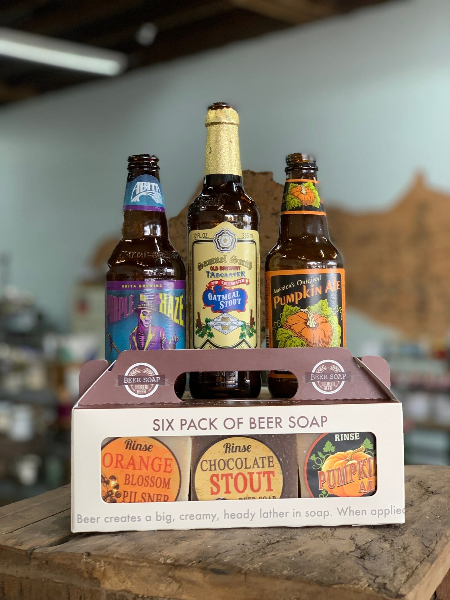 Six Pack of Beer (soaps) by Rinse Bath & Body